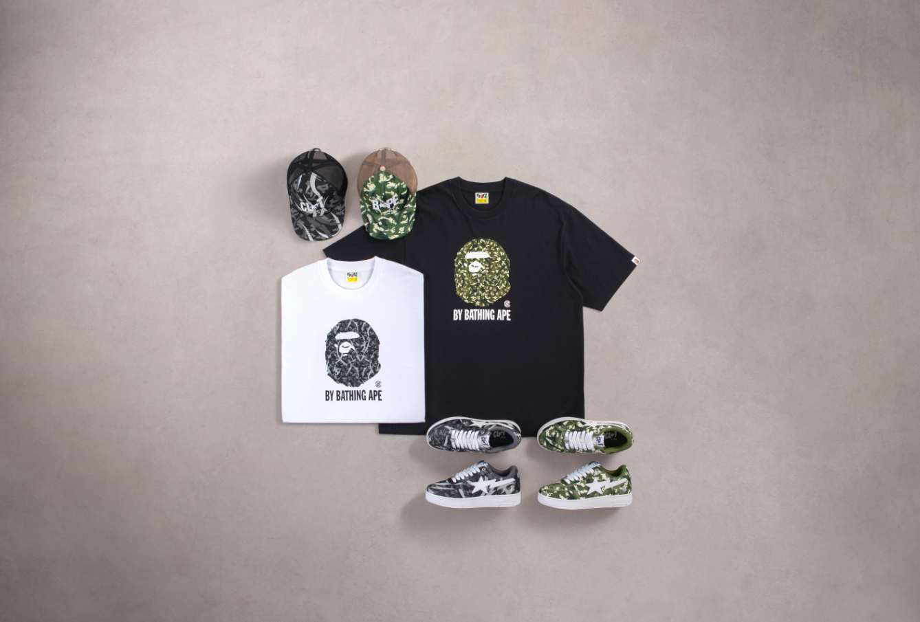 BAPE® x CLOT Hadir Lagi dengan Camouflage yang Makin Kuat | Sneakers.co.id